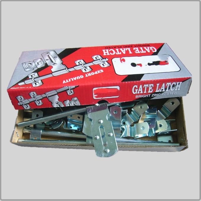 6" Normal Size Door Bolt Latch , Metal Door Latch Customized Color