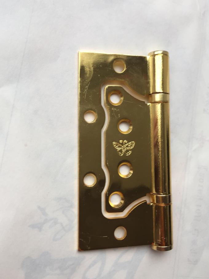 100*75*2.5mm 100*52mm Flush Door Hinges , Long Butt Hinge With OEM Design